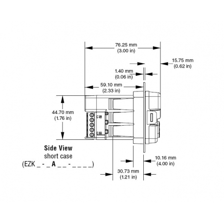 EZKB-LAAA-AAAA 1/16-DIN 24V~28V-AC